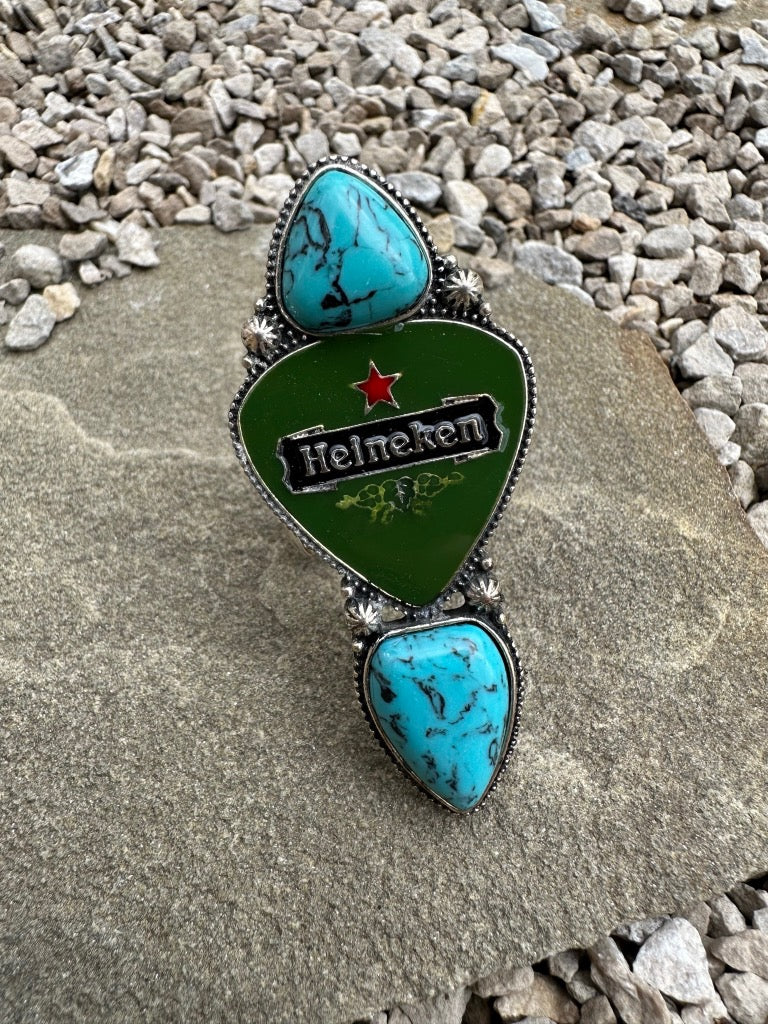 Green Beer Turquoise Ring – Cierra Lauren